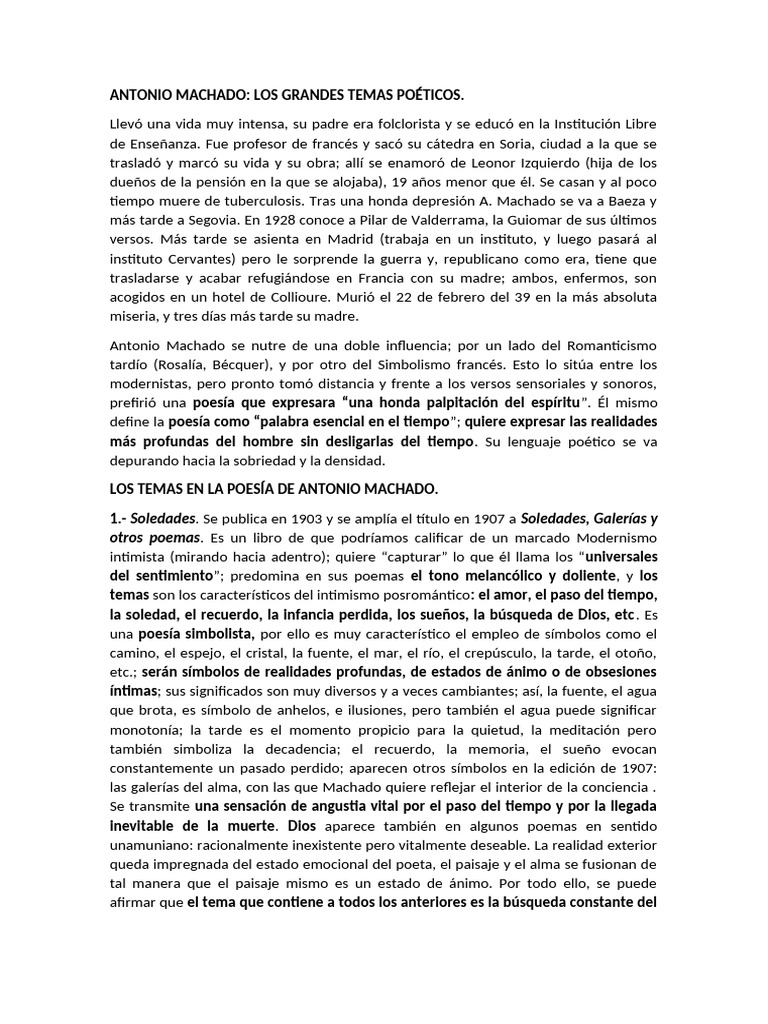 ANTONIO MACHADO | PDF