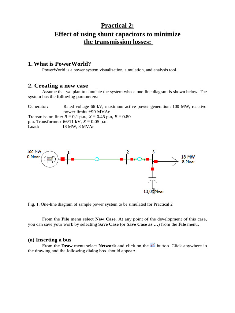 Practical Assignment 2 - A Guide On PowerWorld Simulator | PDF ...