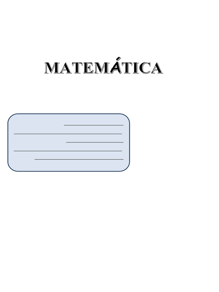 Ece Matemática V Ciclo | PDF