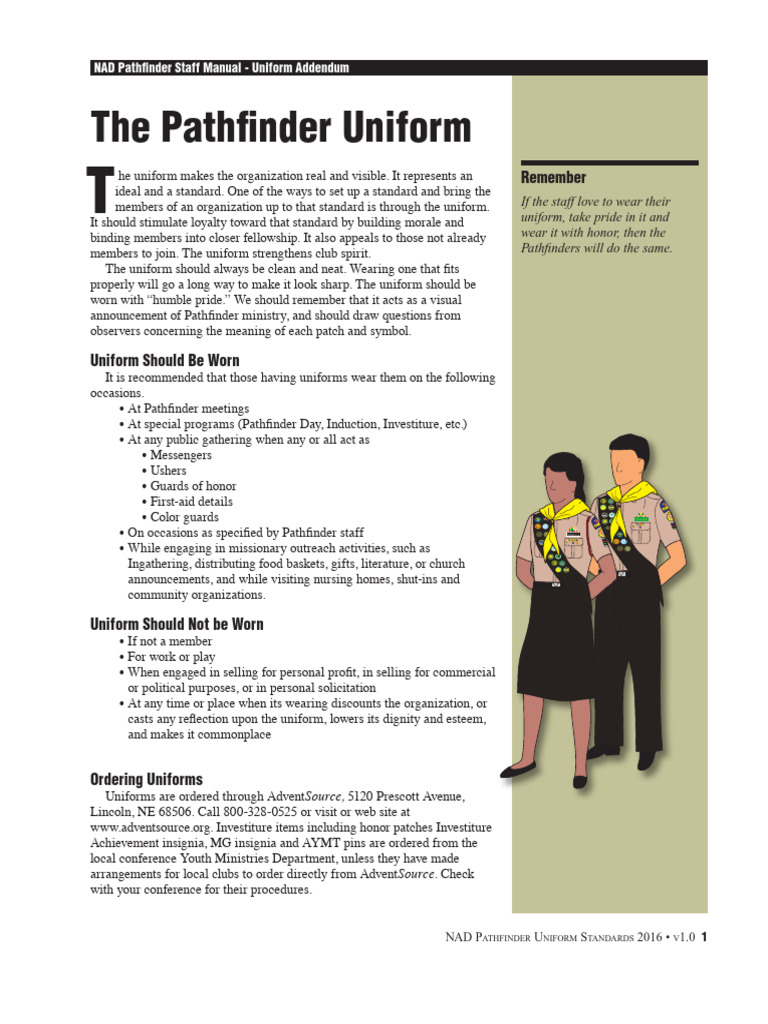 Uniform Guide | PDF