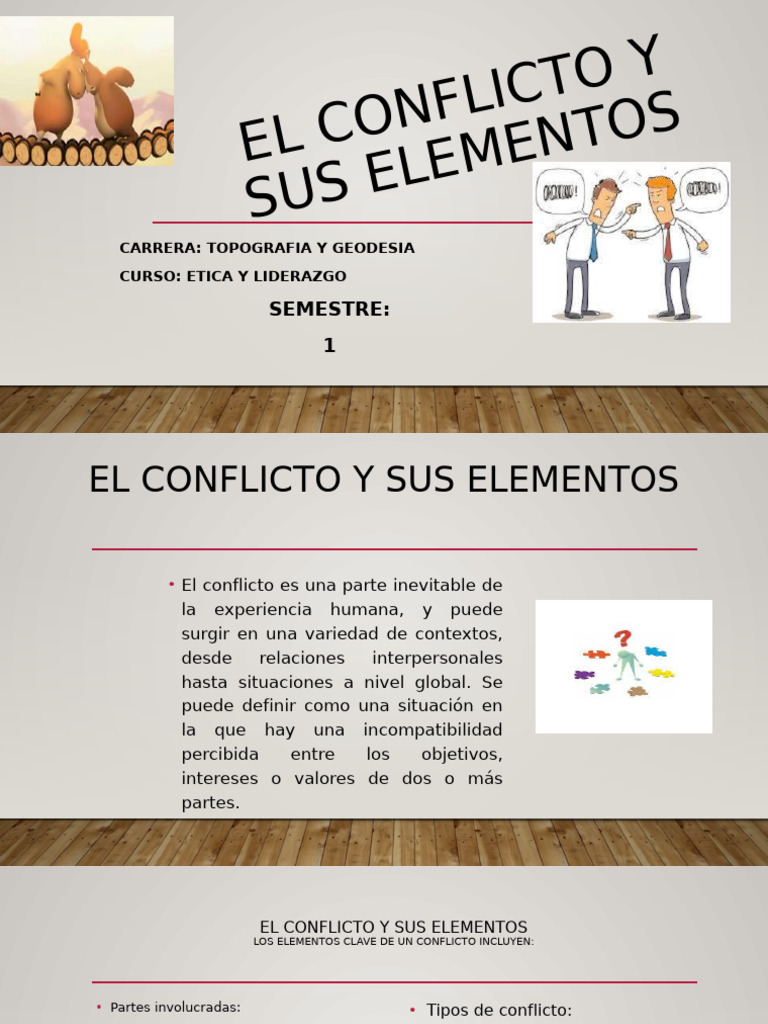 El Conflicto y Sus Elementos_max Eber Caira Condori | PDF