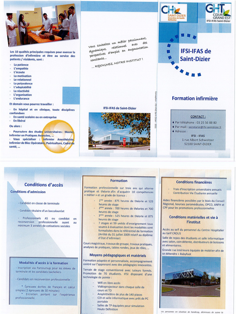 Plaquette Ifsi 2021 | PDF