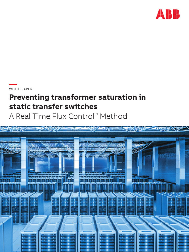 ABB Cyberex Preventing Transformer Saturation WP 071018 WP-STS-MK-0074 ...
