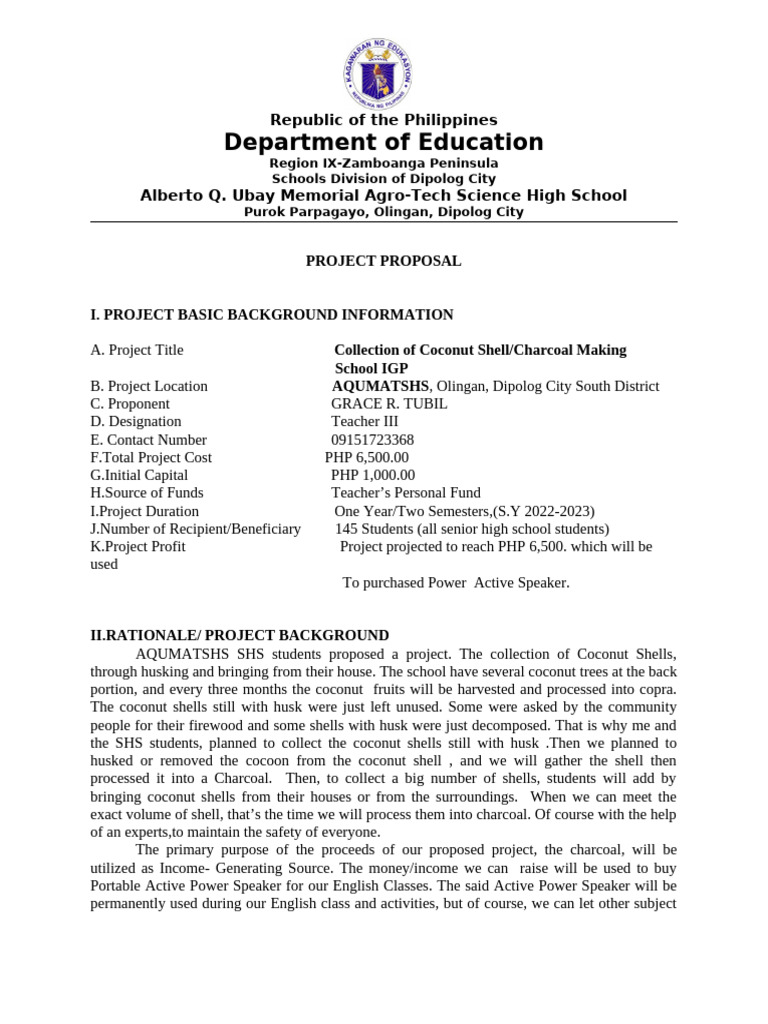 2016-2017classroom Program | PDF | Coconut | Science & Mathematics