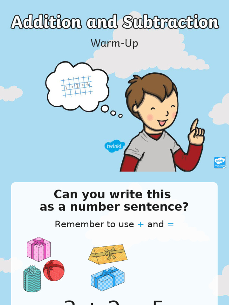 T N 2544789 Addition and Subtraction Warmup Powerpoint - Ver - 5 | PDF