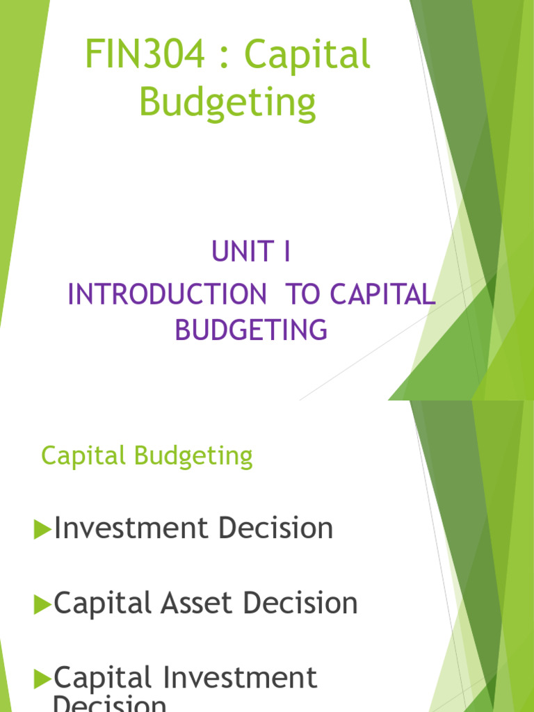 Capital Budgeting | PDF