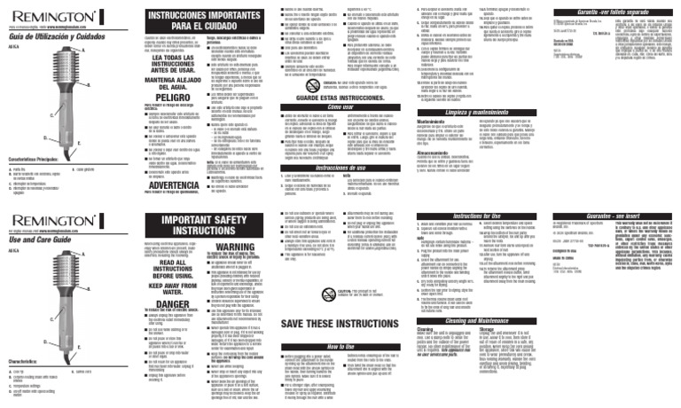 Manual ESP Remington AS15A | PDF