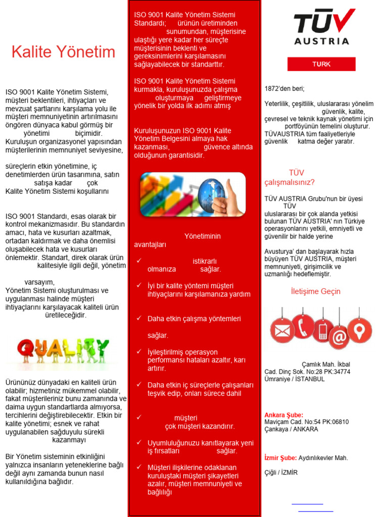 Standartlar Tan T M Bro Rleri 1648542307 | PDF