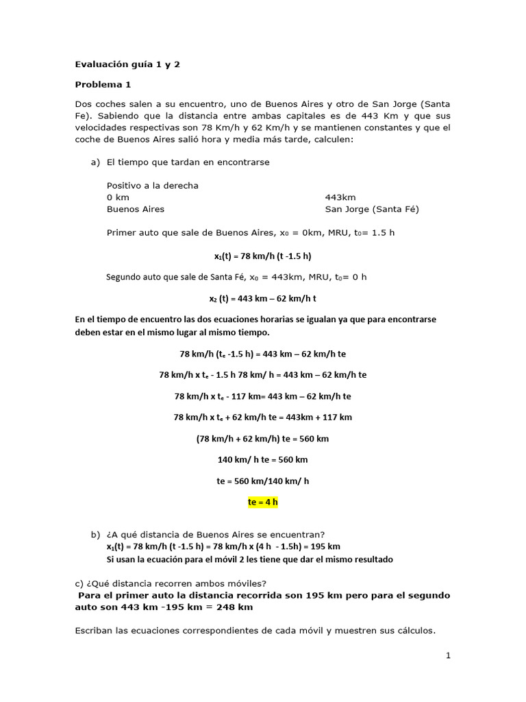Evaluación Guía 1 y 2, Primer Semestre 2021 Solución | PDF Evaluación Guía 1 y 2, Primer Semestre 2021 Solución | PDF