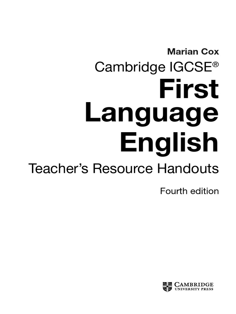 IGCSE FLE TR ALL Handouts | PDF