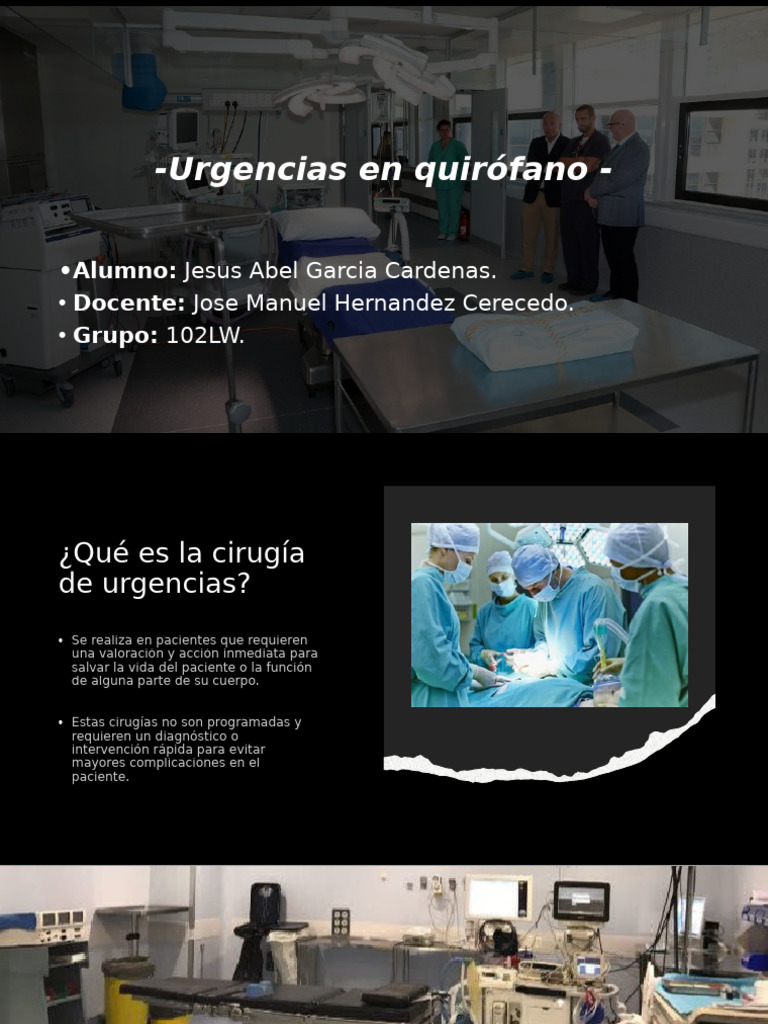 Urgencias en Quirófano | PDF