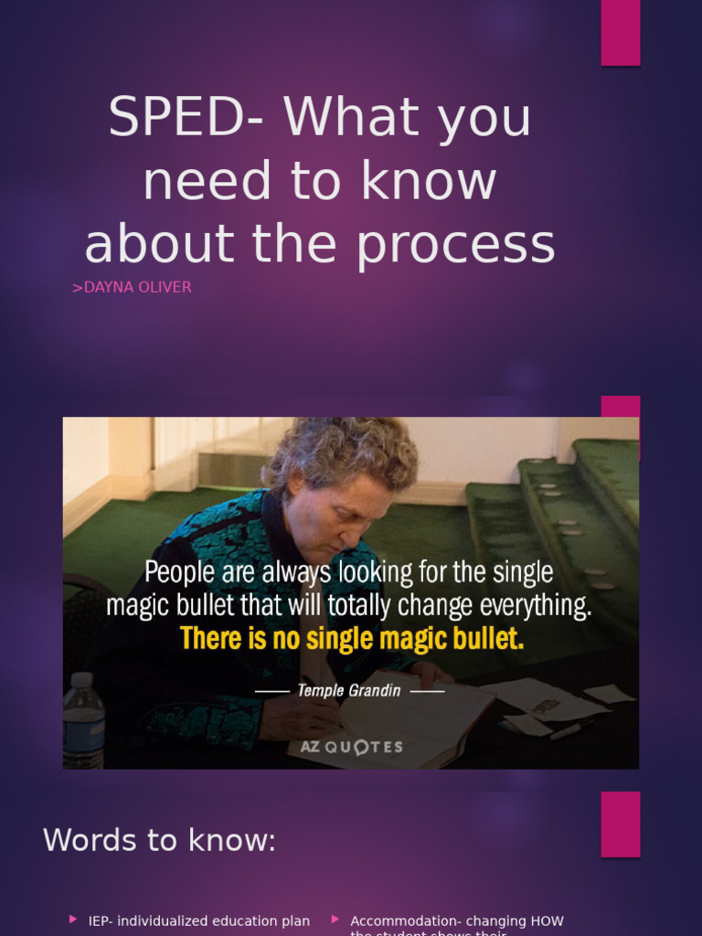 SPED - What You Need To Know | PDF