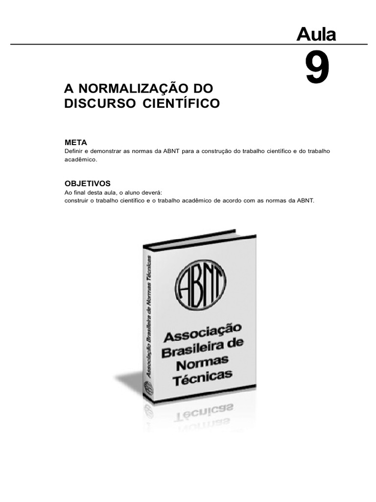 14143209042014introducao A Metodologia Cientifica Aula 9 | PDF