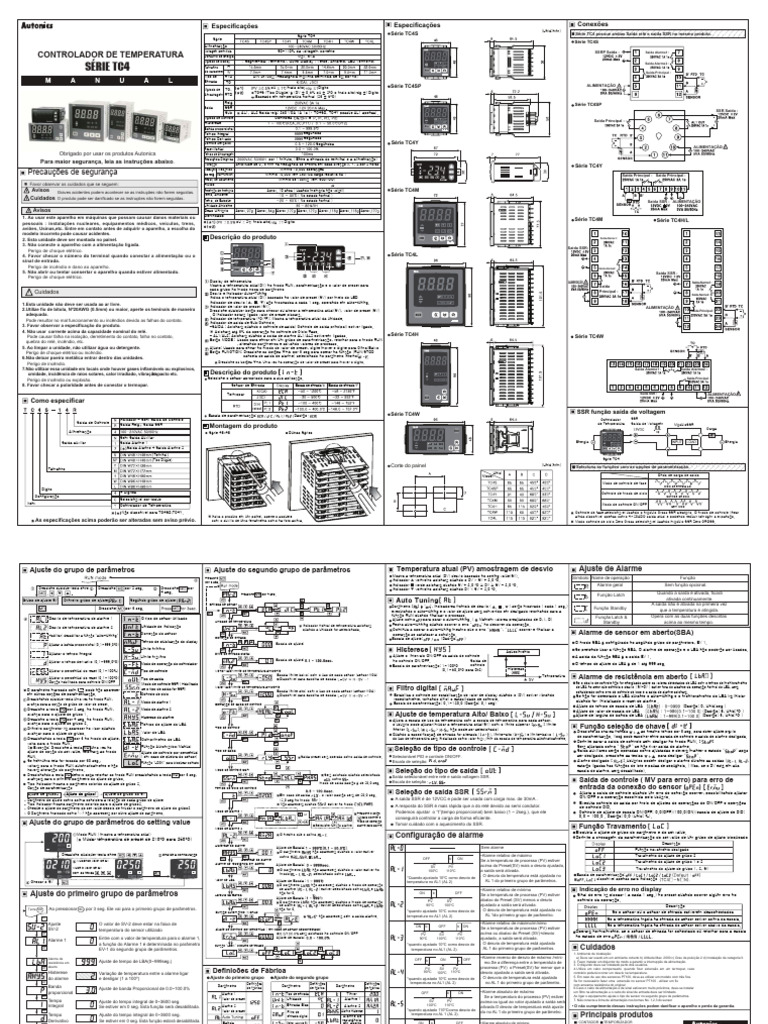 Manual TC4S Autonics | PDF