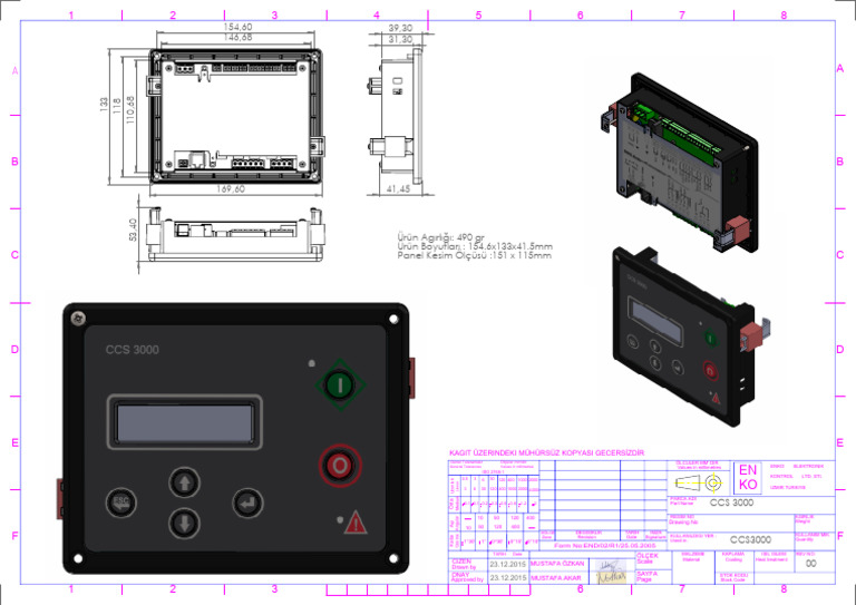 CCS 3000 Mekanik Özellikler 23122015 | PDF