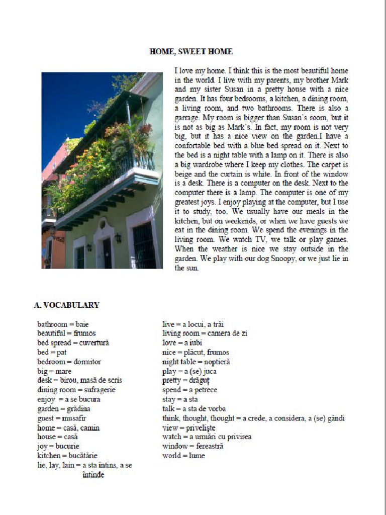 Home Sweet Home | PDF
