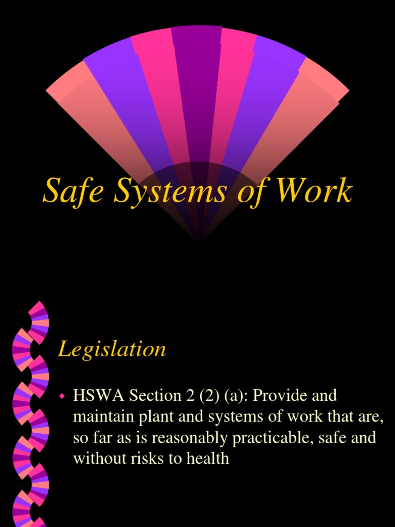 SSoW | Occupational Safety And Health | Risk