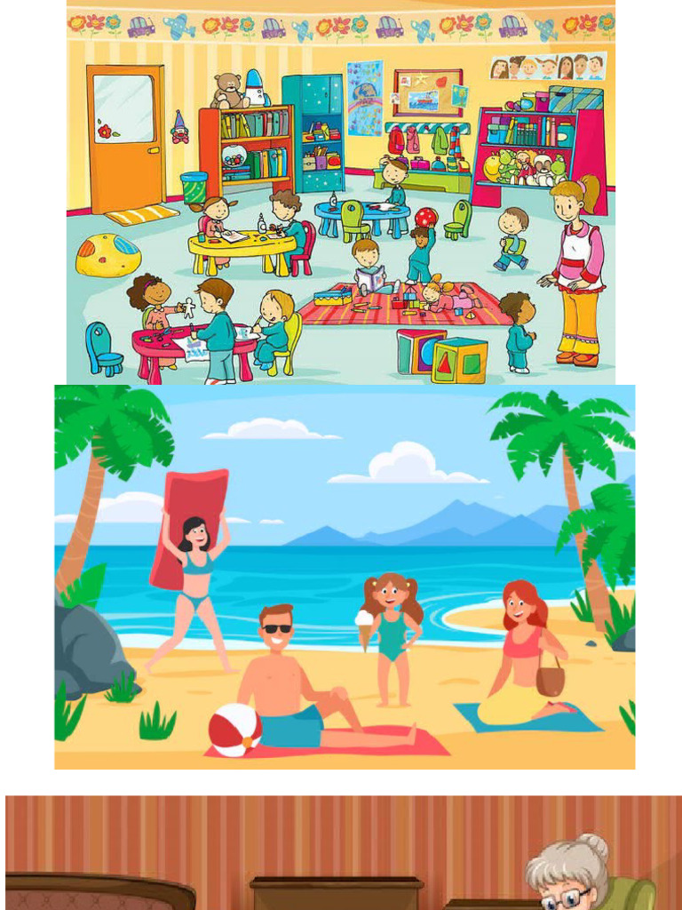 Imágenes para descripción de imágenes (niños 4 a 6 años) | PDF