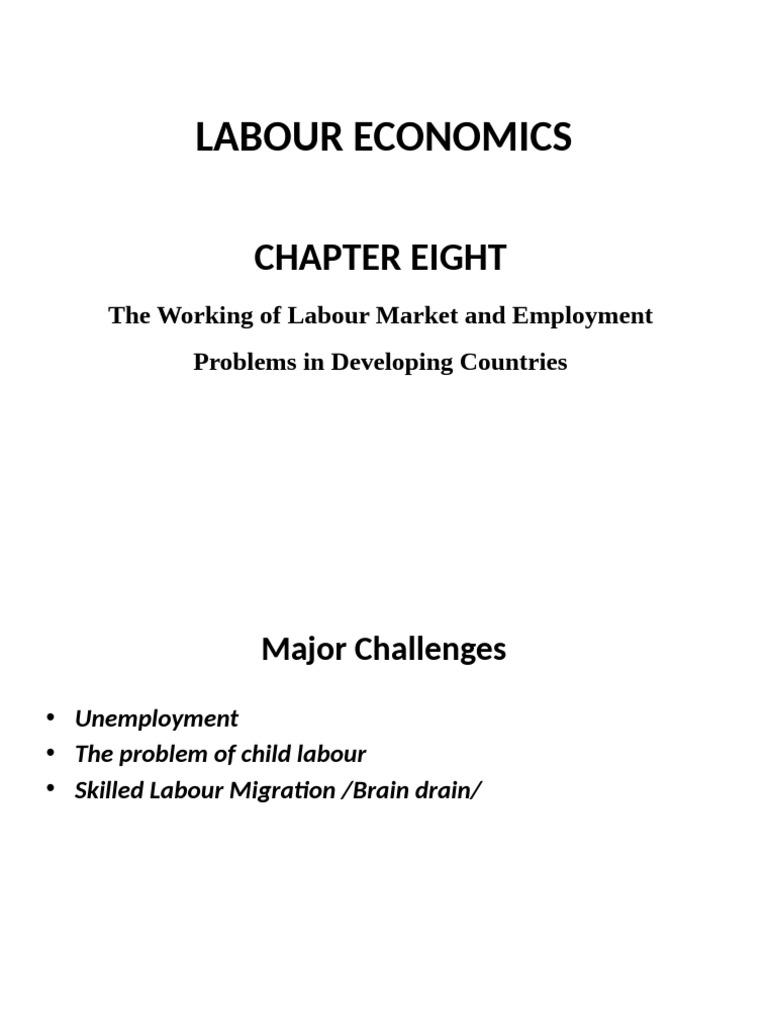 Labor Econ - Chapter 8 | PDF