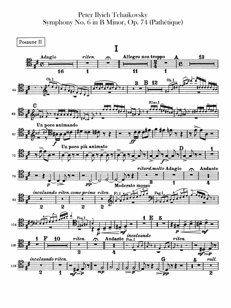 Tchaikovsky 6 Trb.2 | PDF
