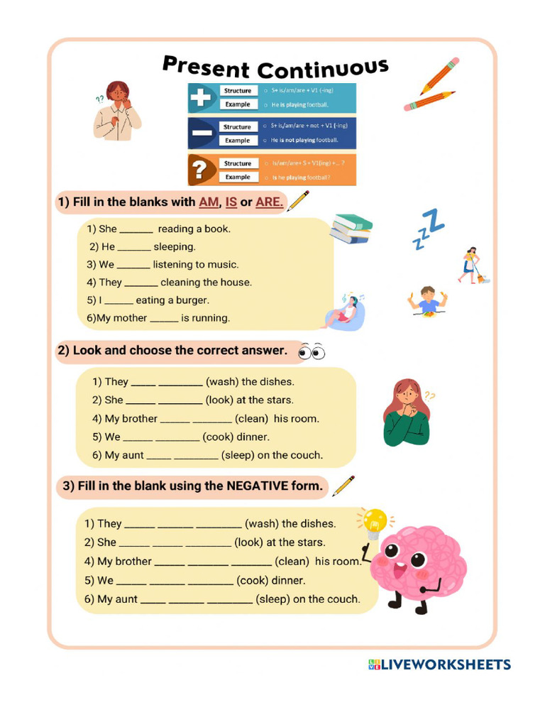 Present Continuous 2 | PDF