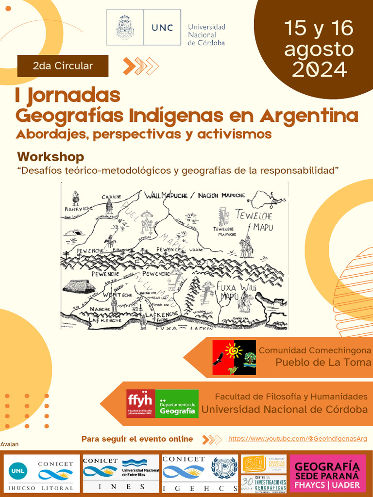 2da Circular - 1ras Jornadas GEO INDIGENAS ARG | PDF