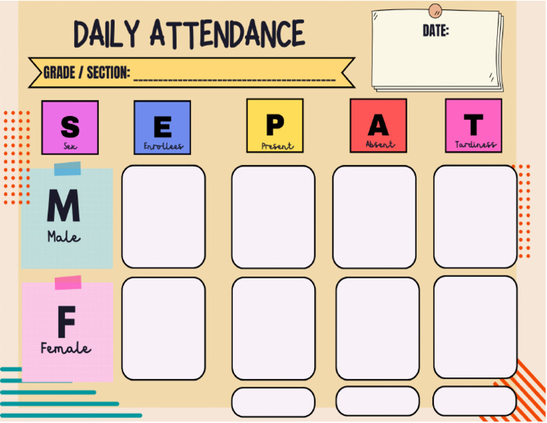 Daily Attendance For Board | PDF