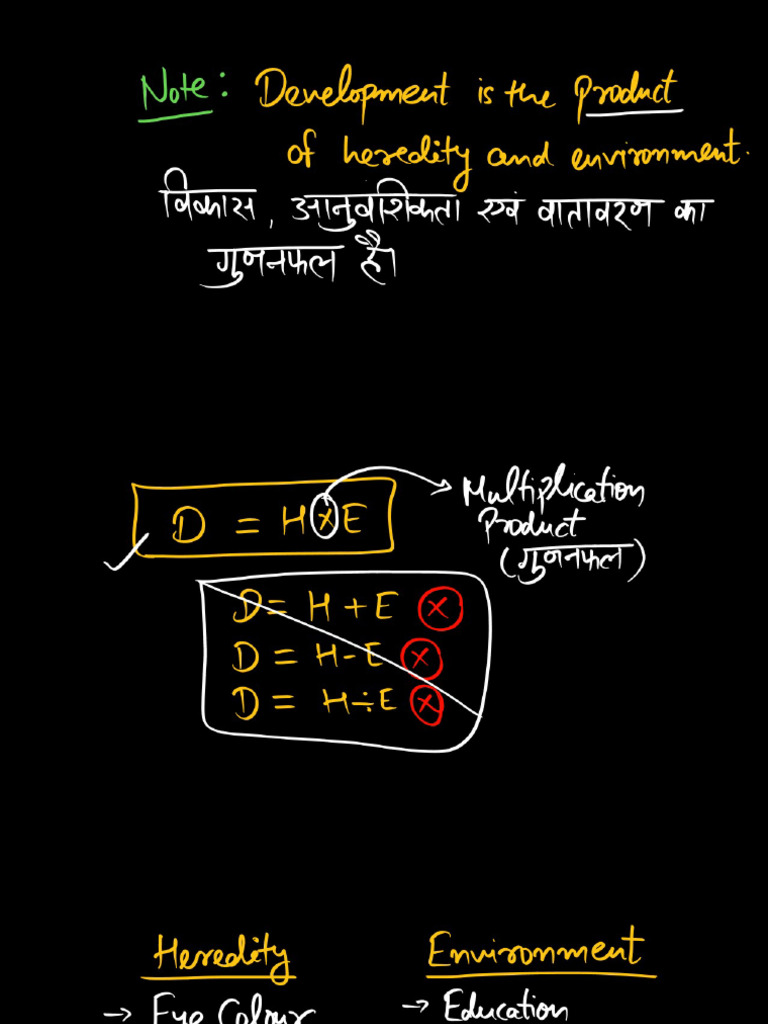 Heredity Environment | PDF