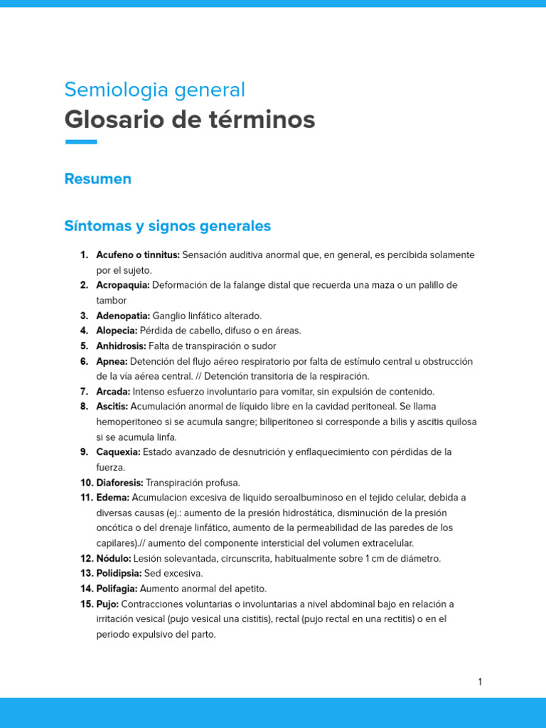 Glosario de Terminos | PDF