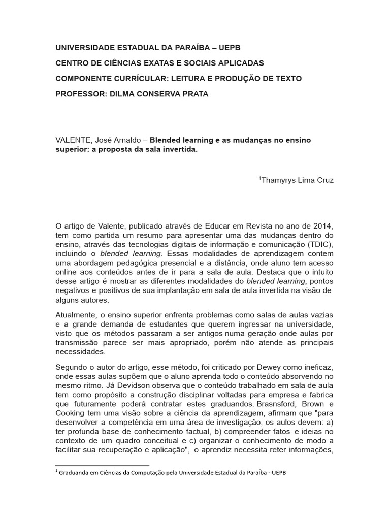 Resenha de LPT | PDF