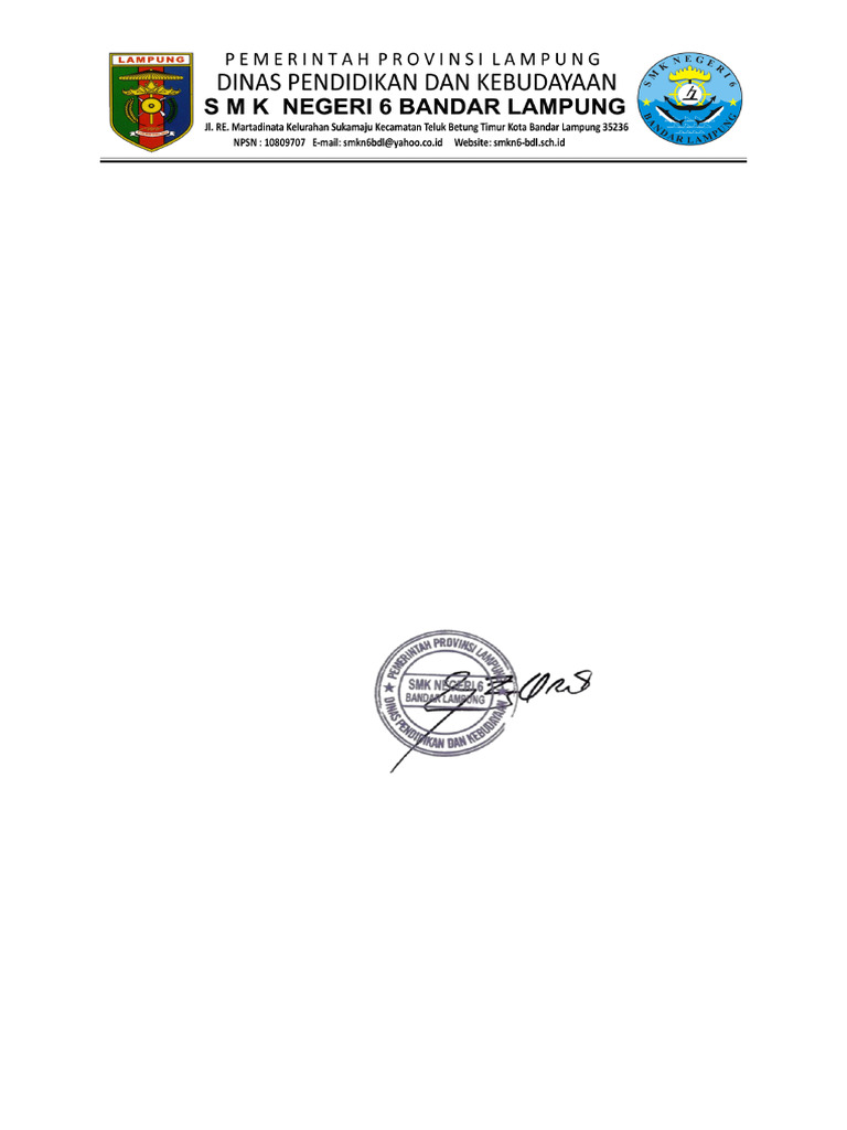 Surat Permohonan Diklat DPM, MEFA NKPI-TKPI | PDF