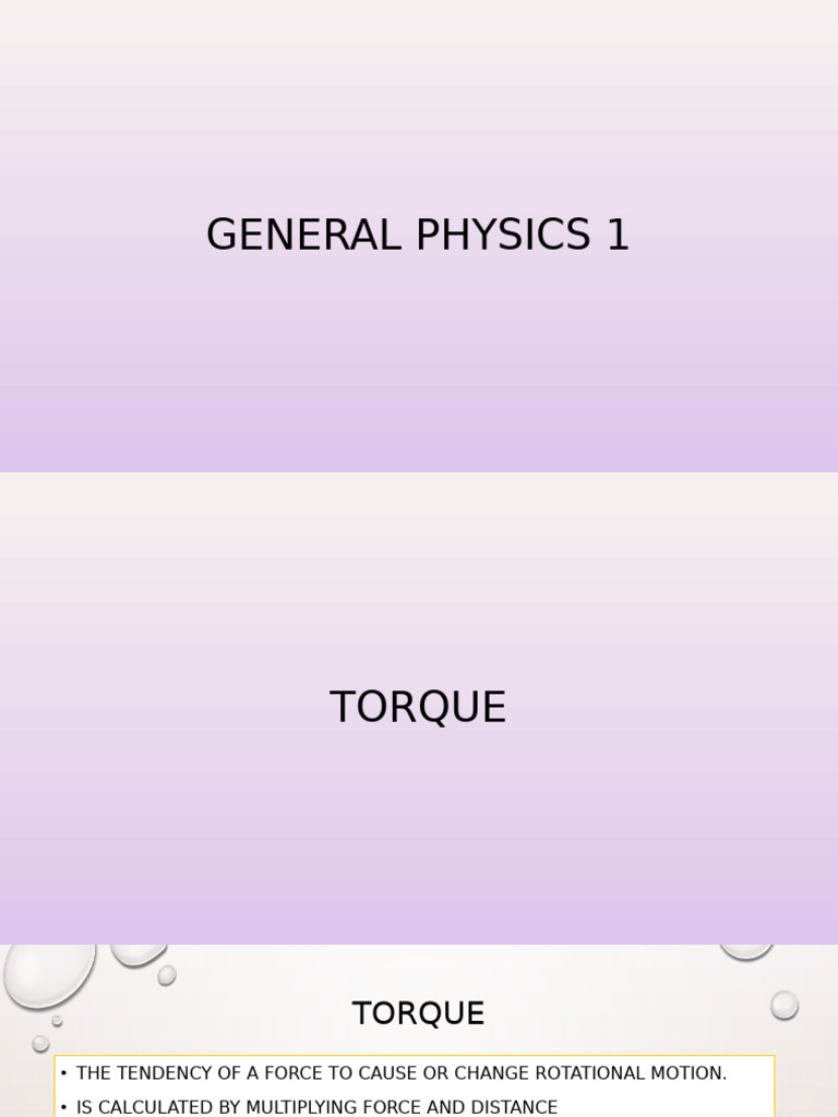Torque | PDF