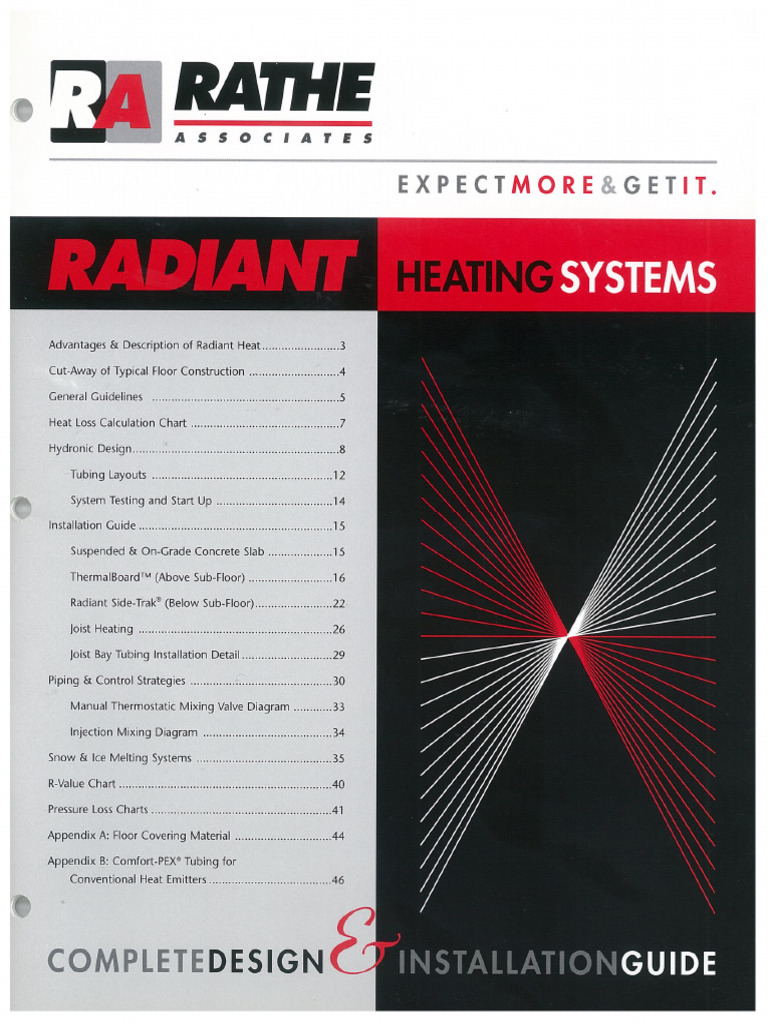 Radiant Instllation Guide | PDF | Pipe (Fluid Conveyance) | Building ...