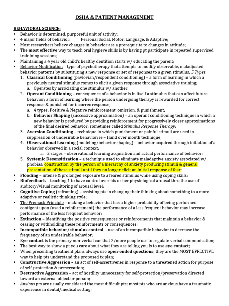 Osha Patient Management | PDF