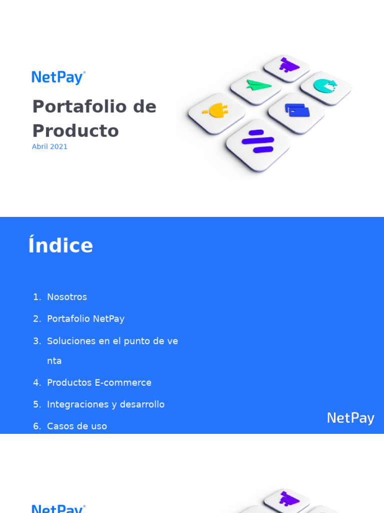 NetPay - Portafolio de Soluciones | PDF