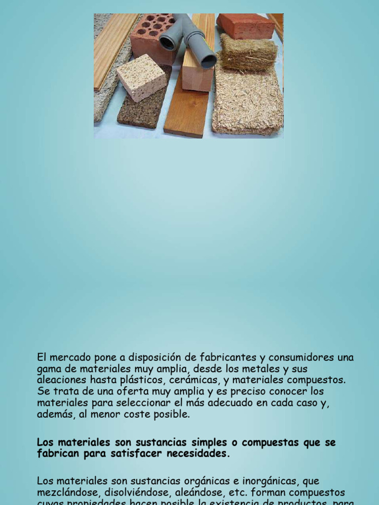 1-0-MATERIALES Segun Tipos | PDF