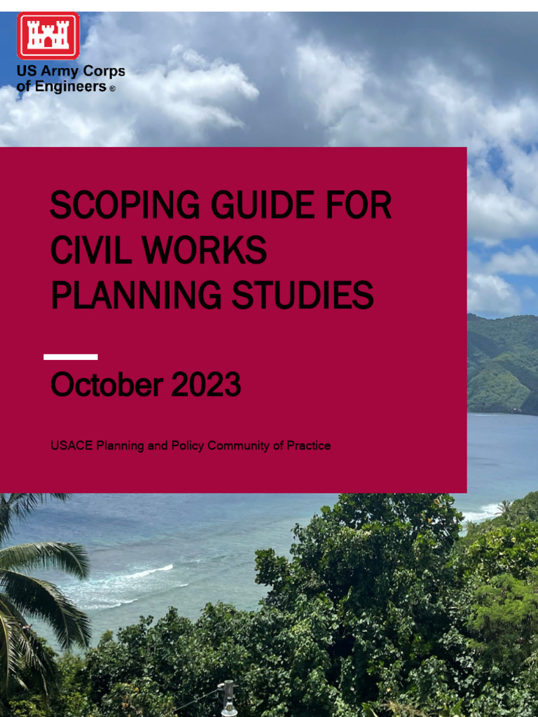 Scoping Guide For Feasibility and Watershed Studies v30OCT2023 | PDF