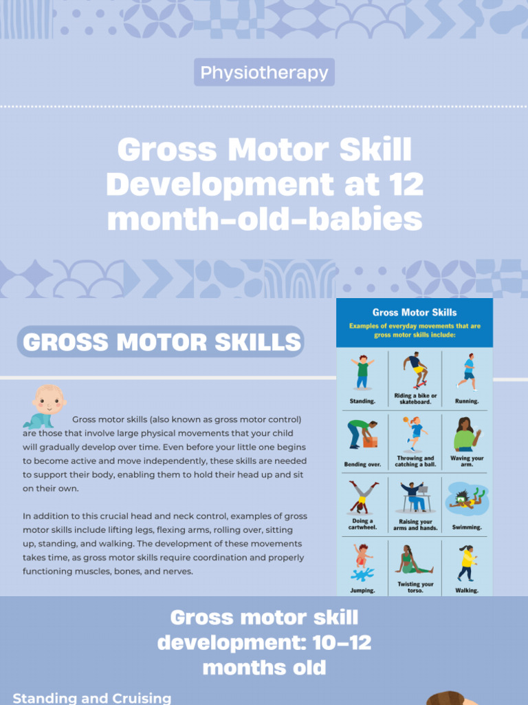 Gross Motor Skill Development | PDF