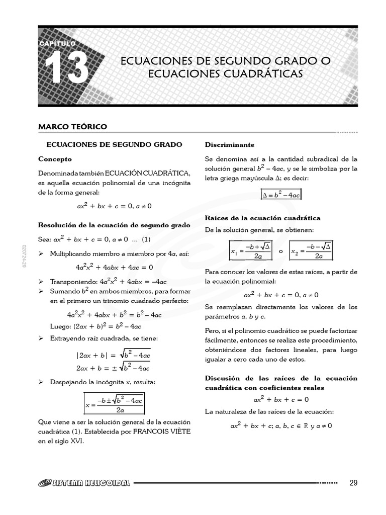 2 - Alg - 5° PRE - Cap13 - 2024 | PDF