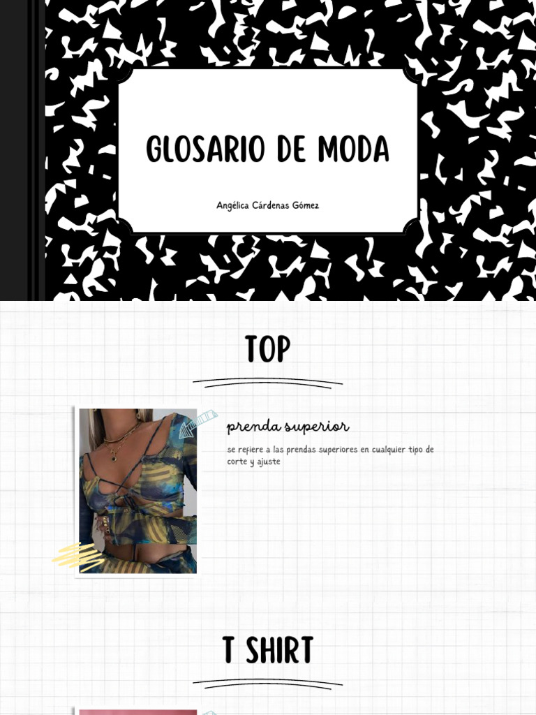 Glosario de Moda | PDF