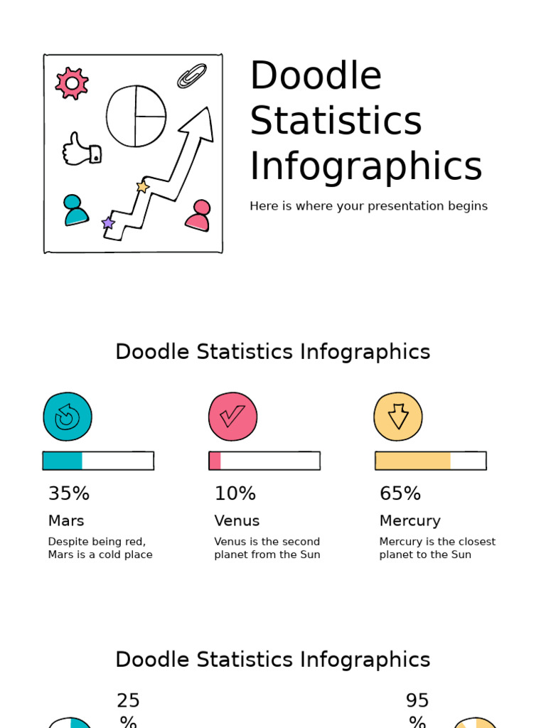 Doodle Statistics Infographics by Slidesgo | PDF