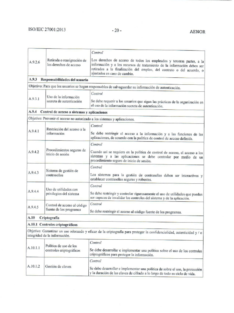 ANEXO ISO 27001 - 2013 - Parte3 | PDF