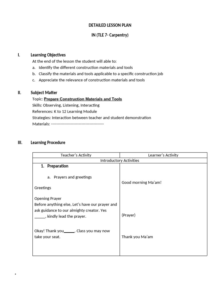 Prepare Construction Materials and Tools | PDF