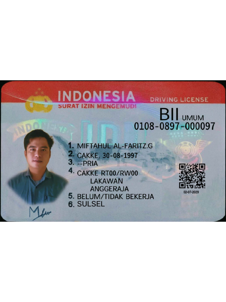 Format Sim Bii Umum Sulsel | PDF