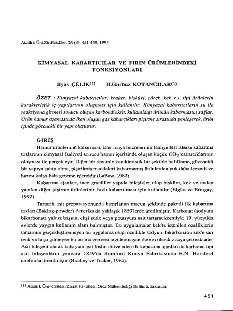 K Myasal Kabarticilar Ve Firin R Nler Ndek Fonks Yonlari (#41029 ...