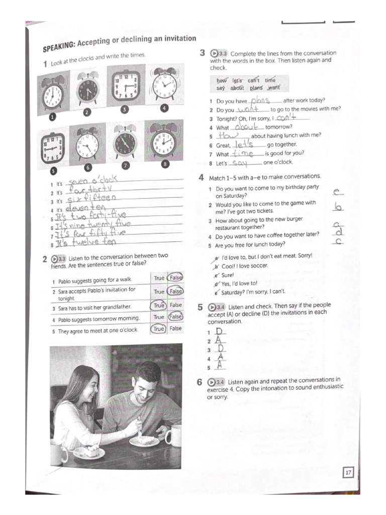 Workbook 3D, Review and Practice | PDF