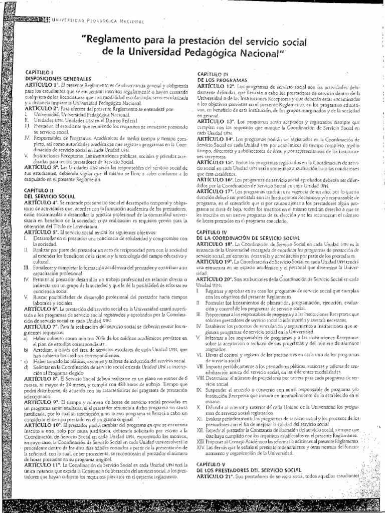 Reglamento_para_la_Prestacion_del_Servicio_Social_de_la_Universidad ... Reglamento_para_la_Prestacion_del_Servicio_Social_de_la_Universidad ...