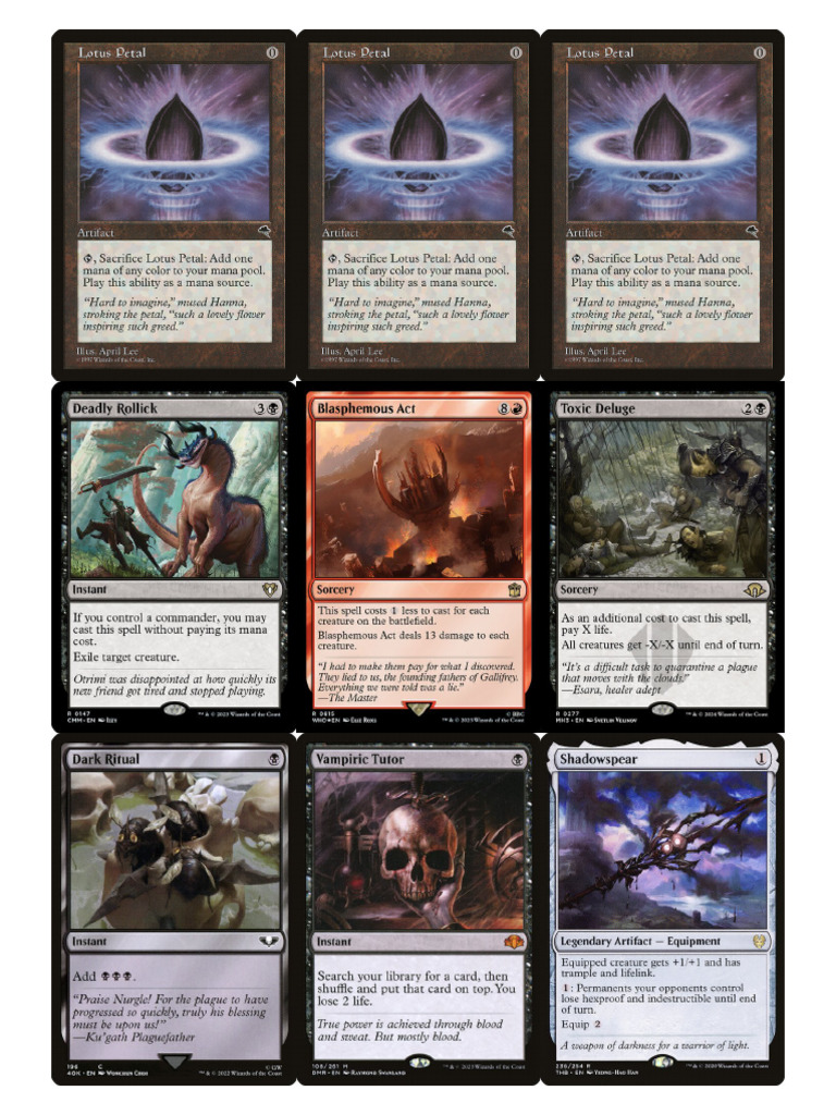 Proxies Final Decks | PDF