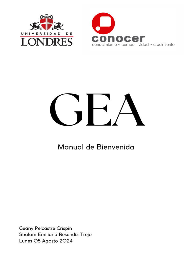 Manual de Bienvenida GEA PDF | PDF | Publicidad online | Marketing