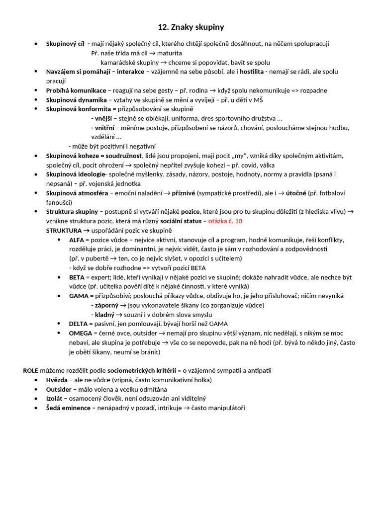 Znaky Skupiny | PDF